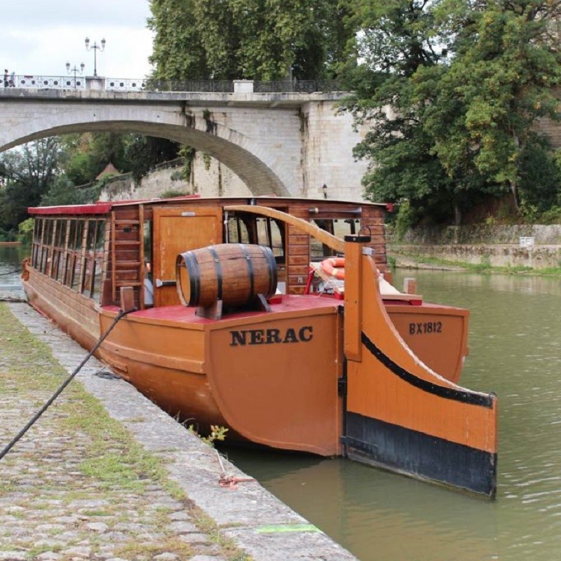 Gabare en Lot et Garonne et Poule au pot